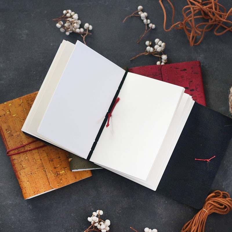 Petits carnets de note artisanal en liège, A6 idéal pour transporter